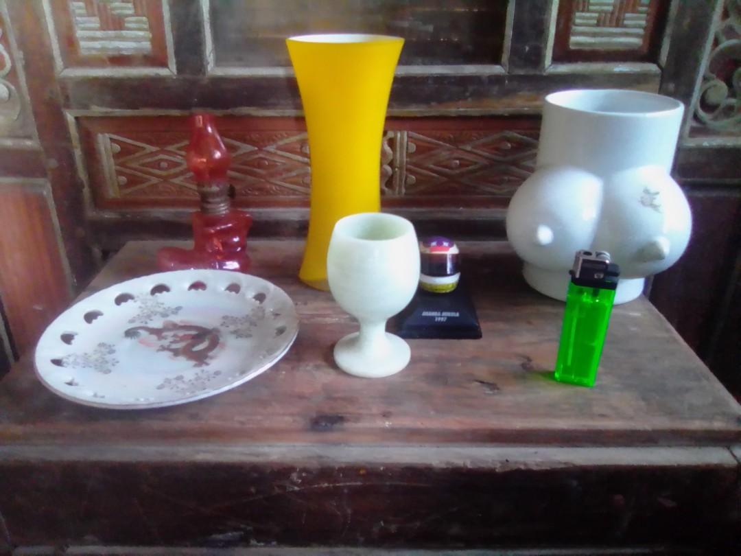 lampu minyak mini model sepatu boat, Antik, Lainnya di Carousell