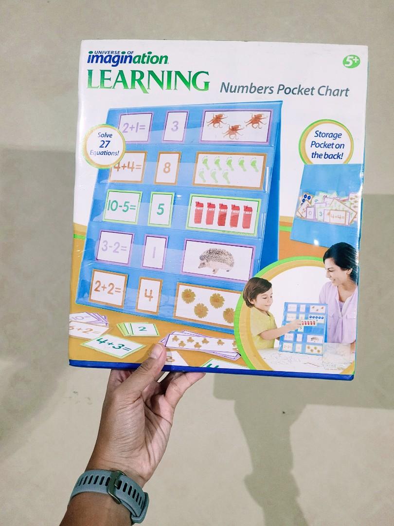 Learning Numbers Pocket Chart, Hobbies & Toys, Books & Magazines ...