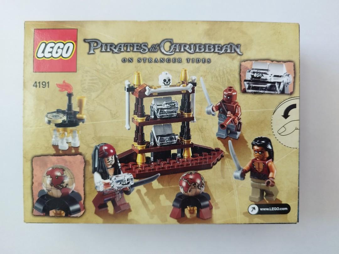 Lego 4191 The Captain's Cabin ( Pirates Of The Caribbean ), 興趣及遊戲, 玩具 ...