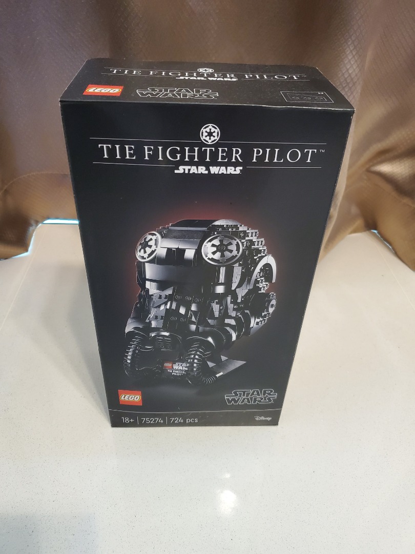 LEGO Star Wars 75274 TIE Fighter Pilot Helmet BNIB, Hobbies & Toys ...