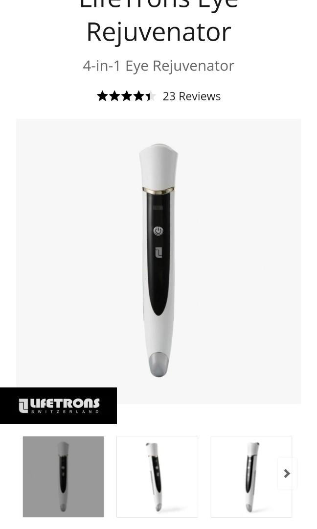 Lifetron eye rejuvenator, Beauty & Personal Care, Face, Face Care on ...