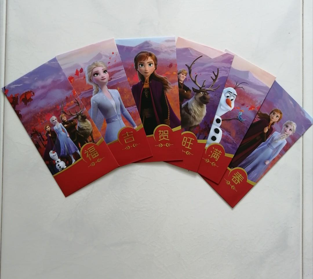 Limited Edition "Frozen" Ang Pow packets Set, Hobbies & Toys ...