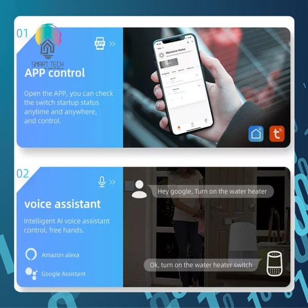 (Local Stock) Tuya Smartlife Boiler Switch 20A 4400W High Power Water ...