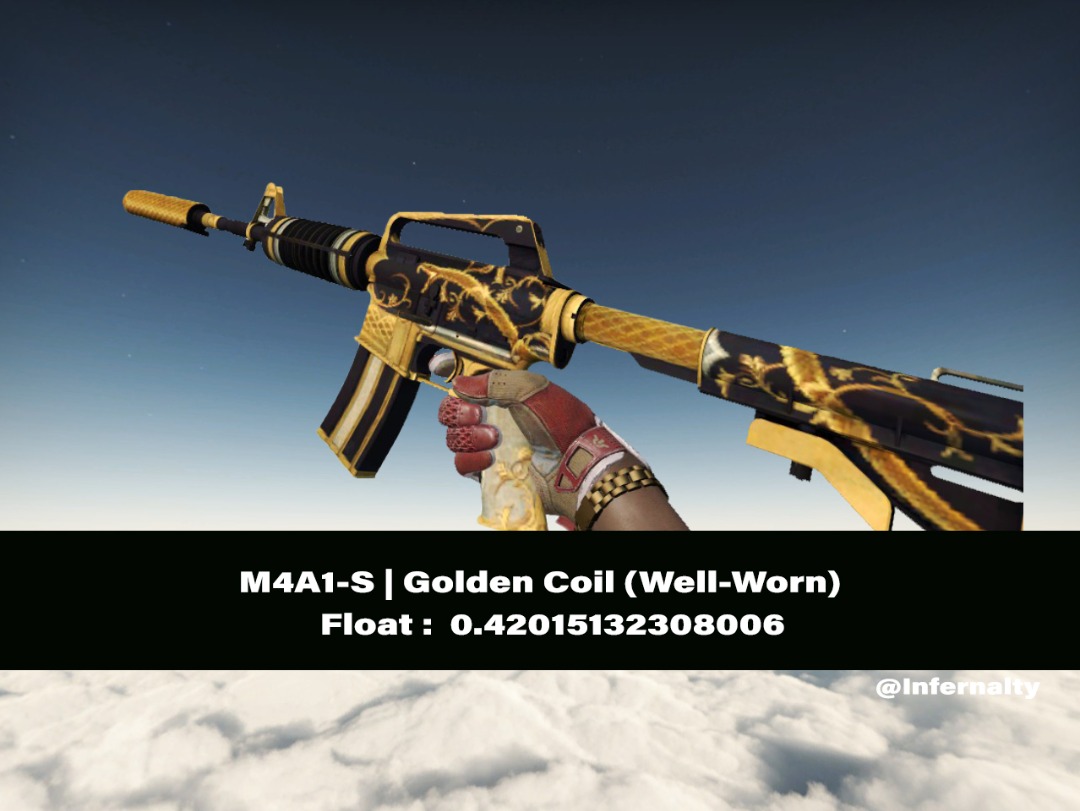 M4A1-S Golden Coil WW CSGO SKINS KNIVES, Video Gaming, Gaming Accessories, In-Game Products on ...