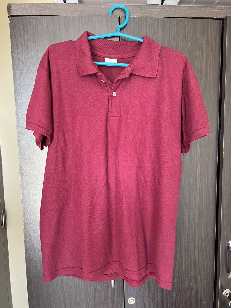 Maroon polo shirt, Men's Fashion, Tops & Sets, Tshirts & Polo Shirts on ...