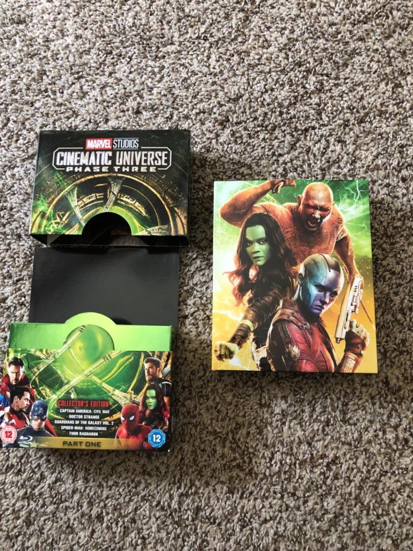 Marvel Studios Cinematic Collection Phase 3 Part 1, Hobbies & Toys ...