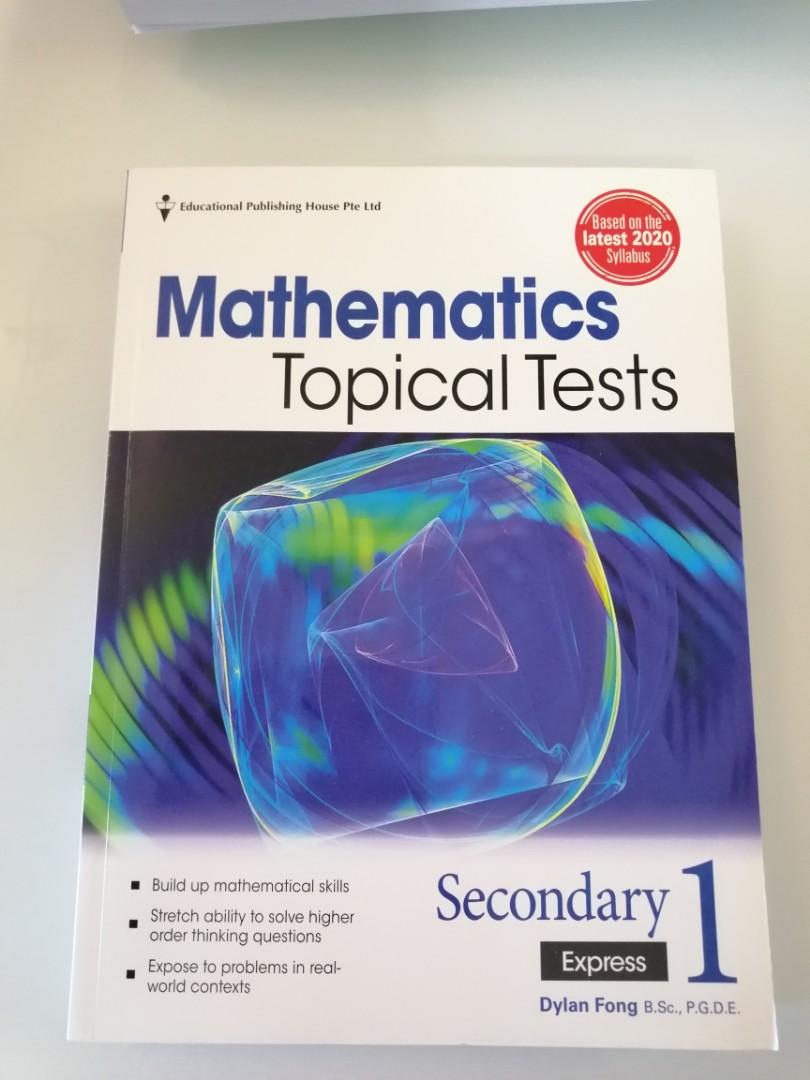 Mathematics Topical Test Sec 1 express, Hobbies & Toys, Books ...