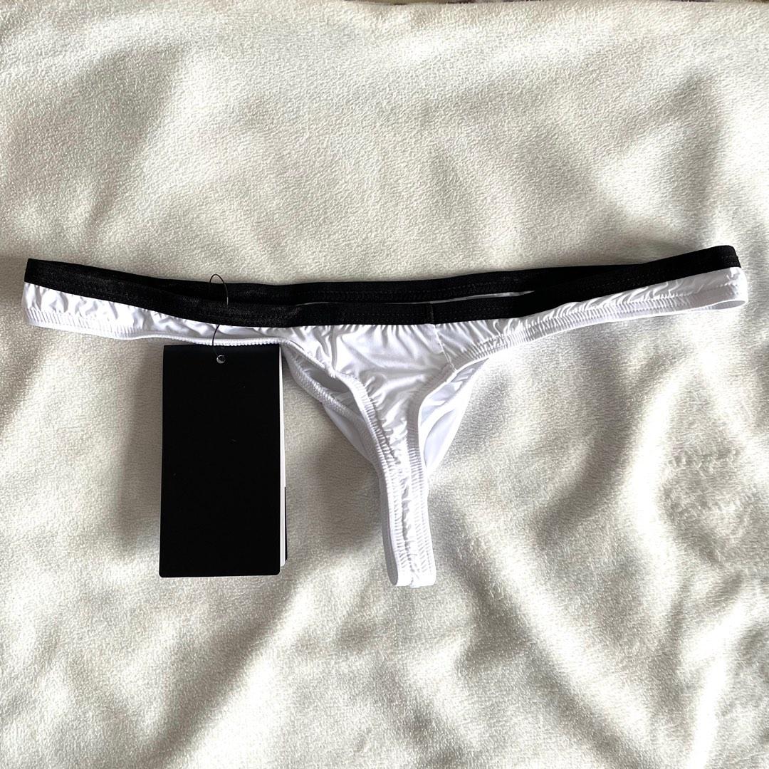 Men Low rise Thongs white Underwear, Men's Fashion, Bottoms, New ...