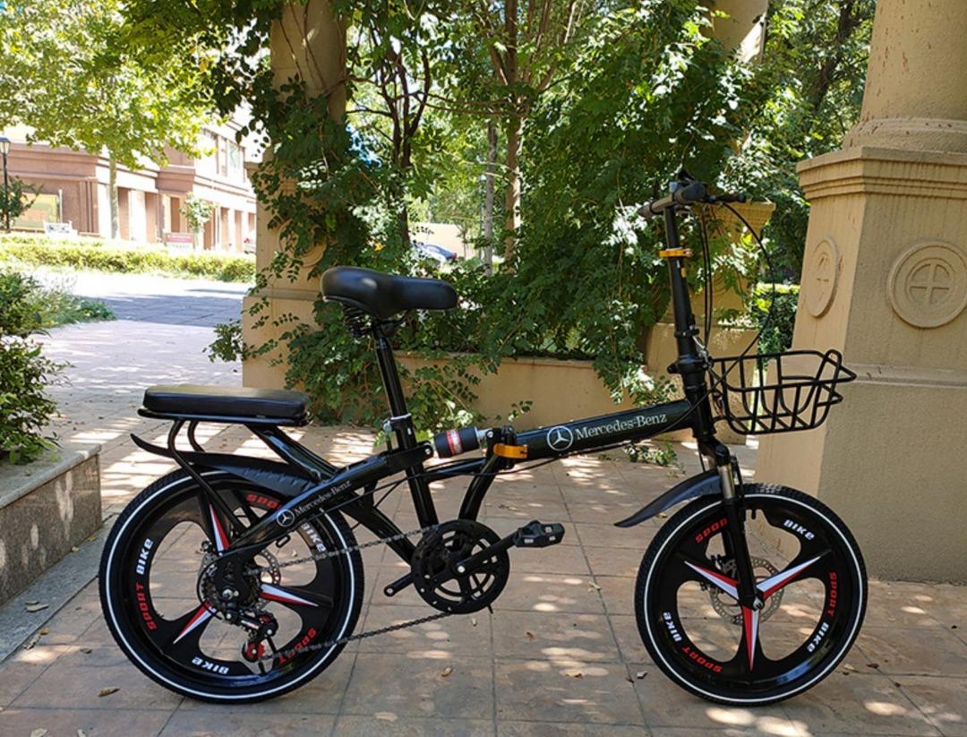 Mercedes-Benz folding bike bicycle, 20-inch integrated wheel, Sports Equipment, Bicycles & Parts ...