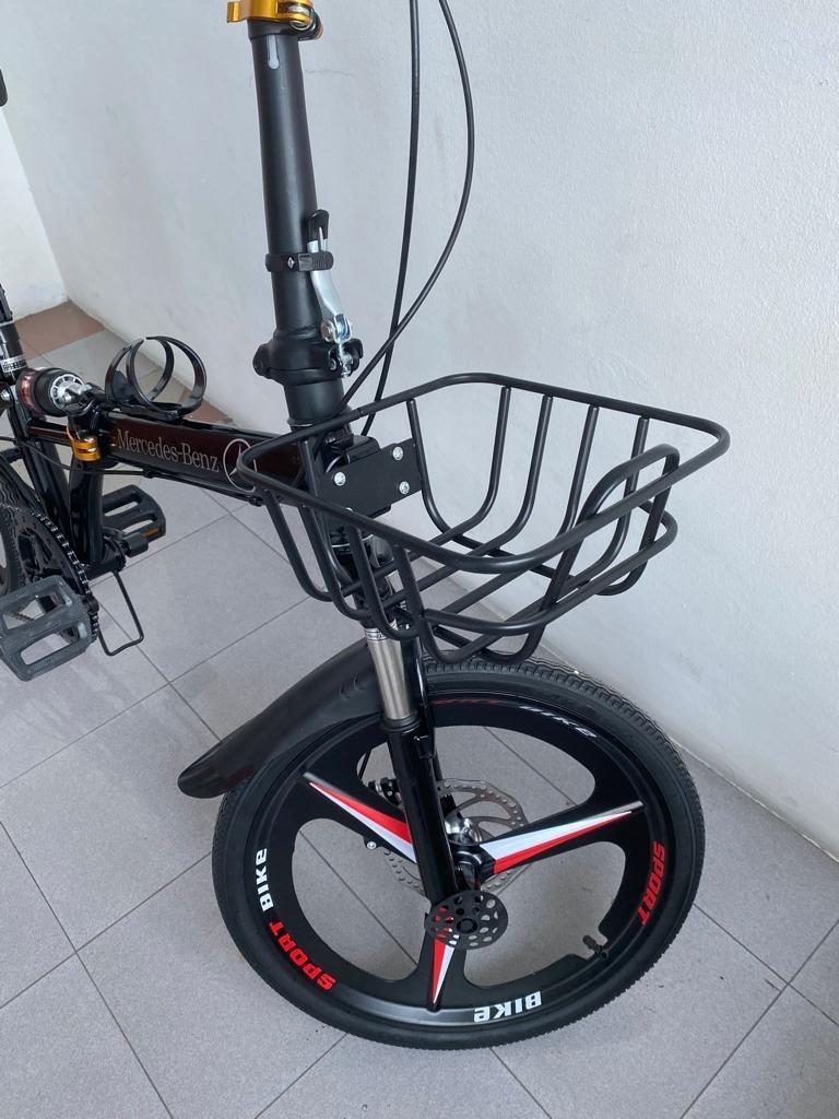 Mercedes-Benz folding bike bicycle, 20-inch integrated wheel, Sports Equipment, Bicycles & Parts ...