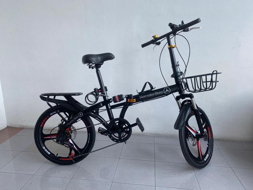 Mercedes-Benz folding bike bicycle, 20-inch integrated wheel, Sports Equipment, Bicycles & Parts ...