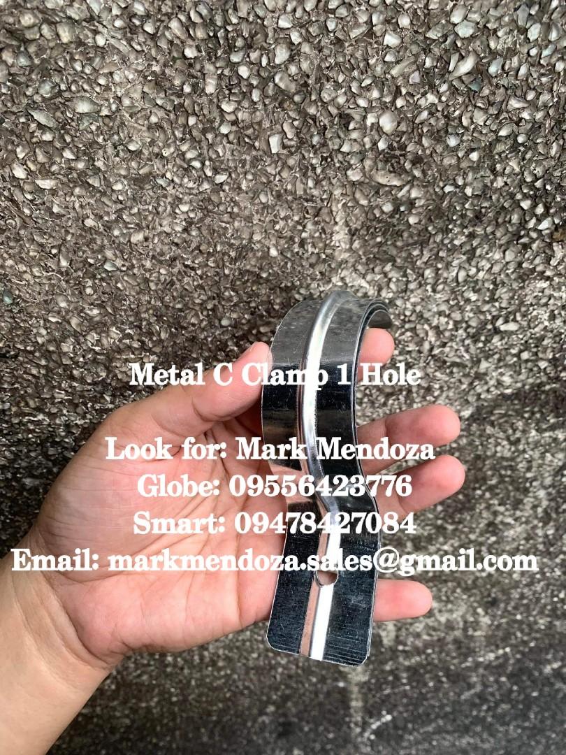 Metal C Clamp 1 Hole, Commercial & Industrial, Construction Tools ...