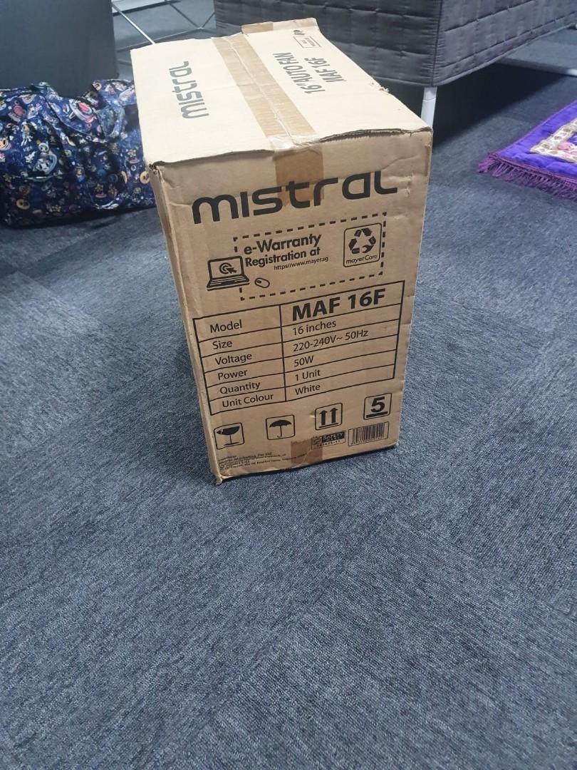 Mistral 16" auto fan MAF 16F, Furniture & Home Living, Lighting & Fans ...