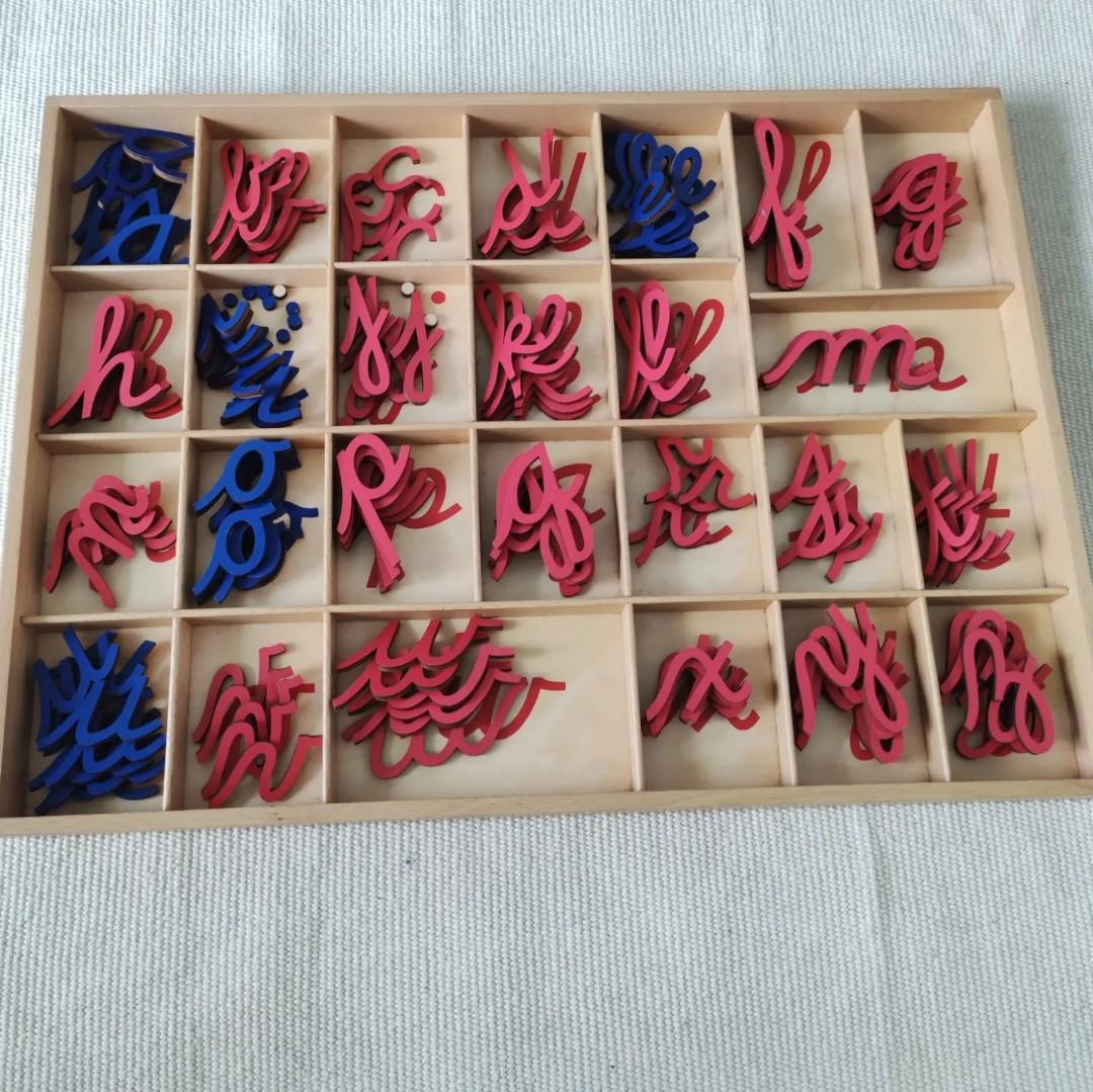 Montessori Moveable Alphabet (the authentic and original one), Hobbies ...