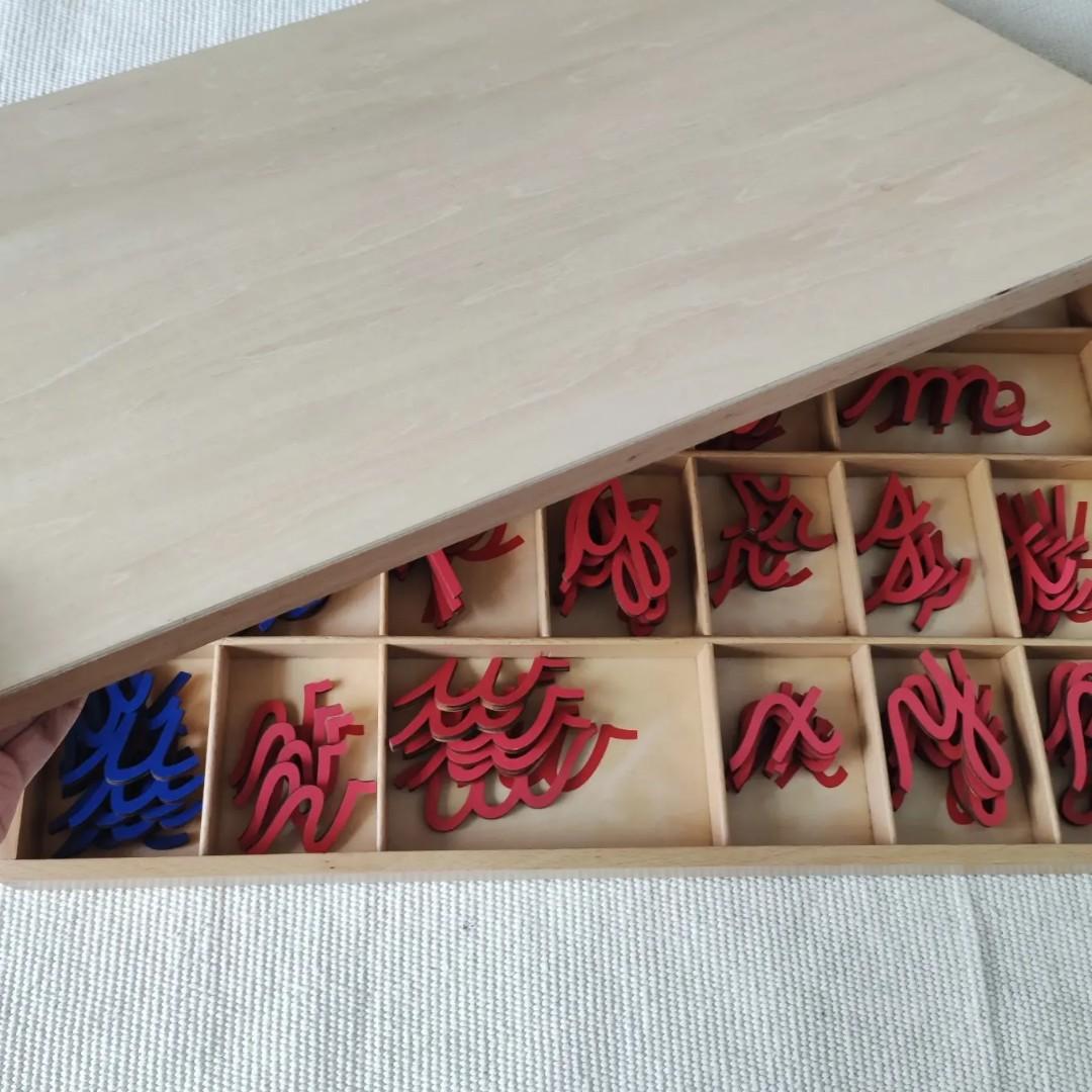 Montessori Moveable Alphabet (the authentic and original one), Hobbies ...