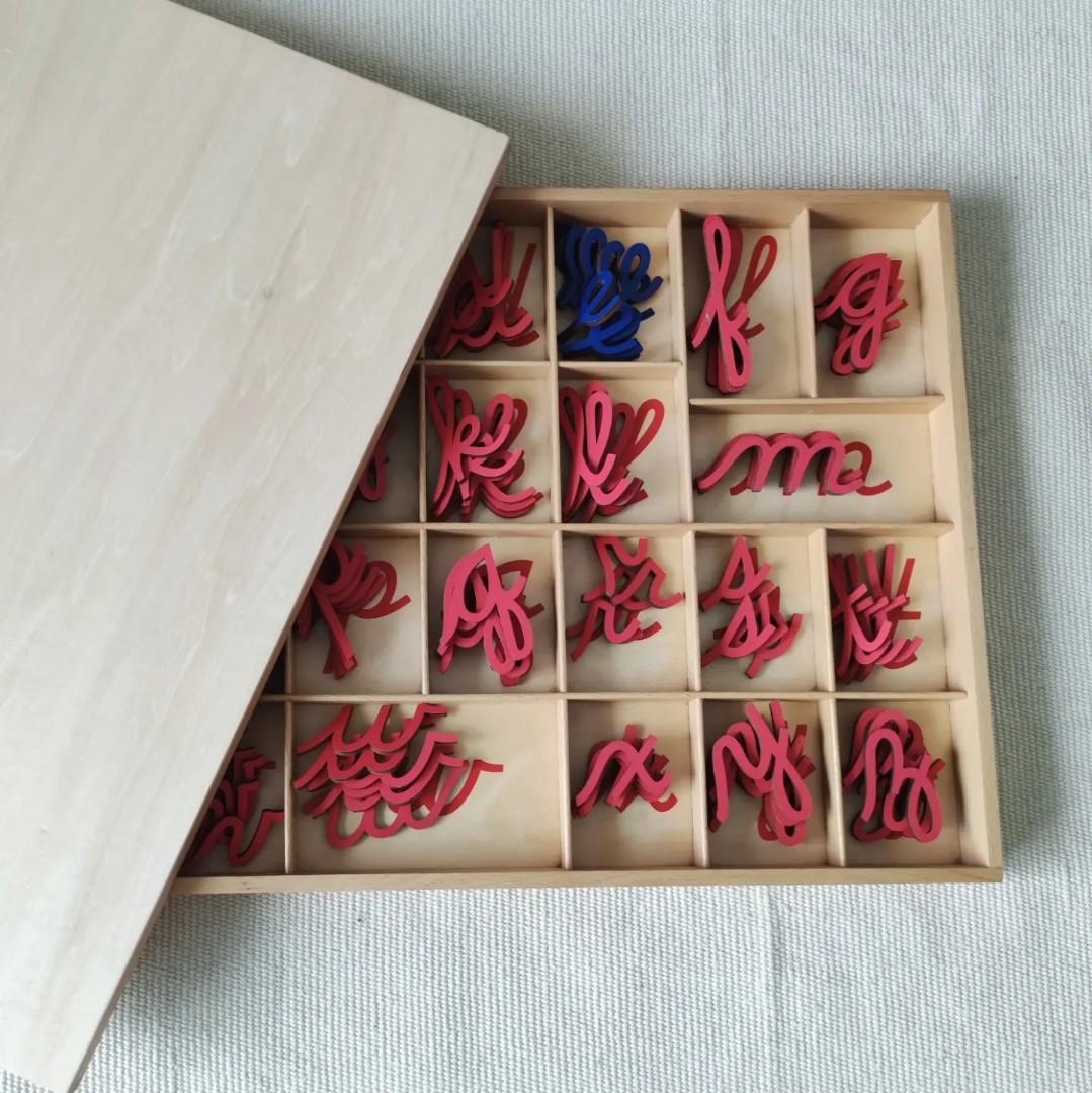 Montessori Moveable Alphabet (the authentic and original one), Hobbies ...