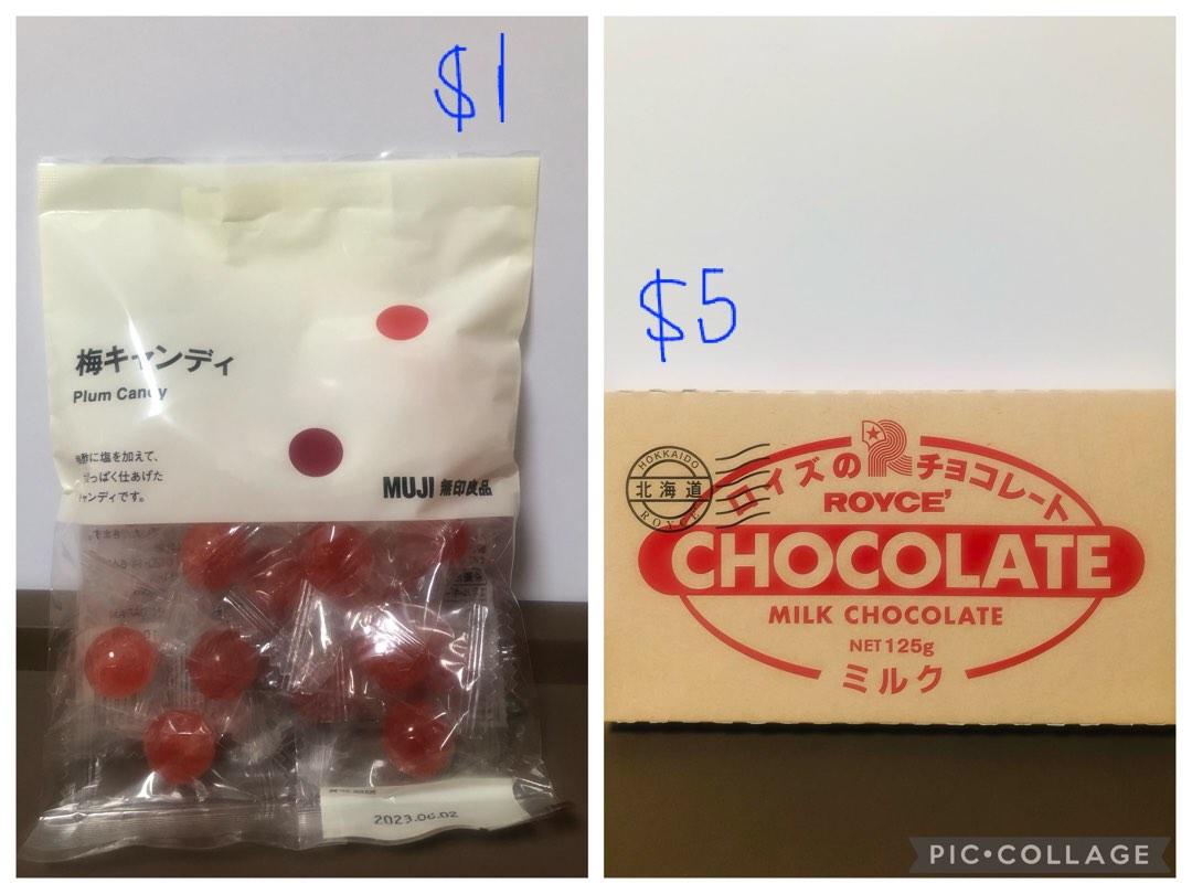 Muji candy & Royce chocolate, Food & Drinks, Packaged & Instant Food on ...