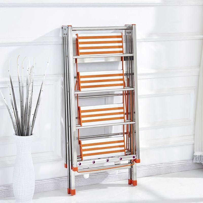 Multipurpose Foldable Ladder / Clothes drying hanger rack/ 4 Step ...
