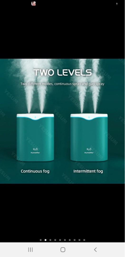 Nano Spray Humidifier 2000ml Capacity, TV & Home Appliances, Air ...