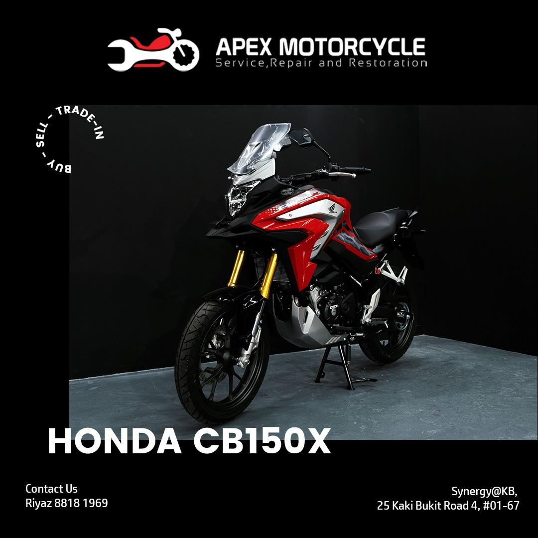 New! Honda CB150X, Motorcycles, Motorcycle Accessories on Carousell