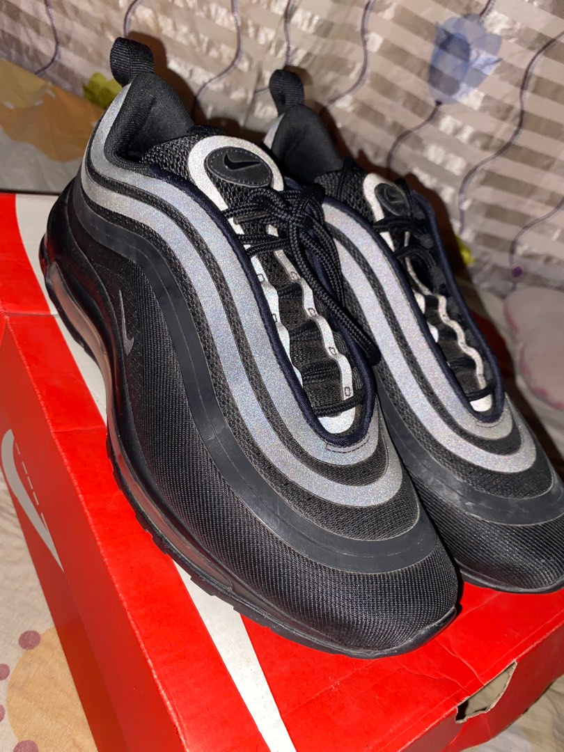 Nike Airmax 97 - reflective black, Women's Fashion, Footwear, Sneakers ...