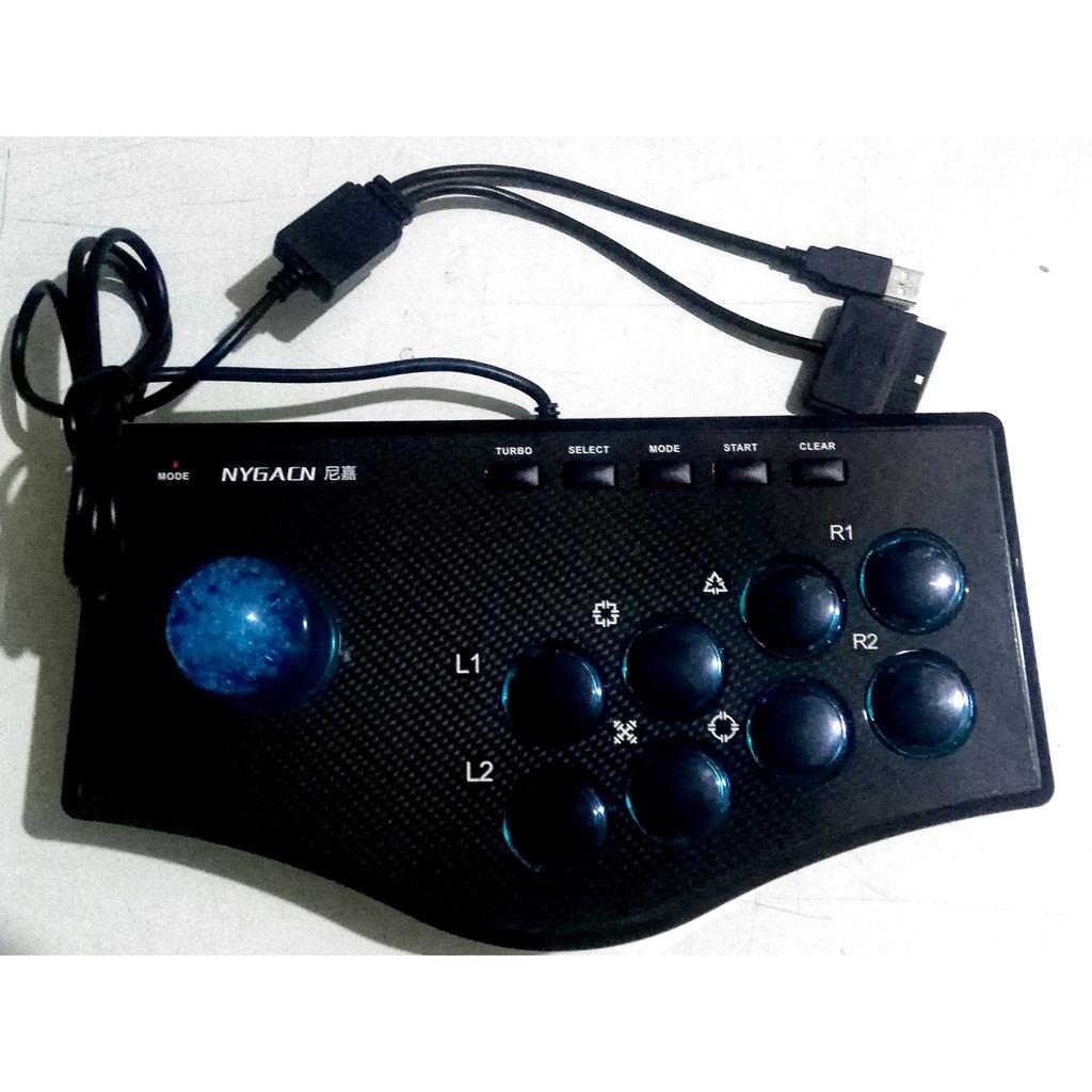 Nygacn Game Arcade Controller Usb Rocker Joystick Gamepad Stick For Ps3 Pc Y9q5 電子遊戲 電子遊戲機