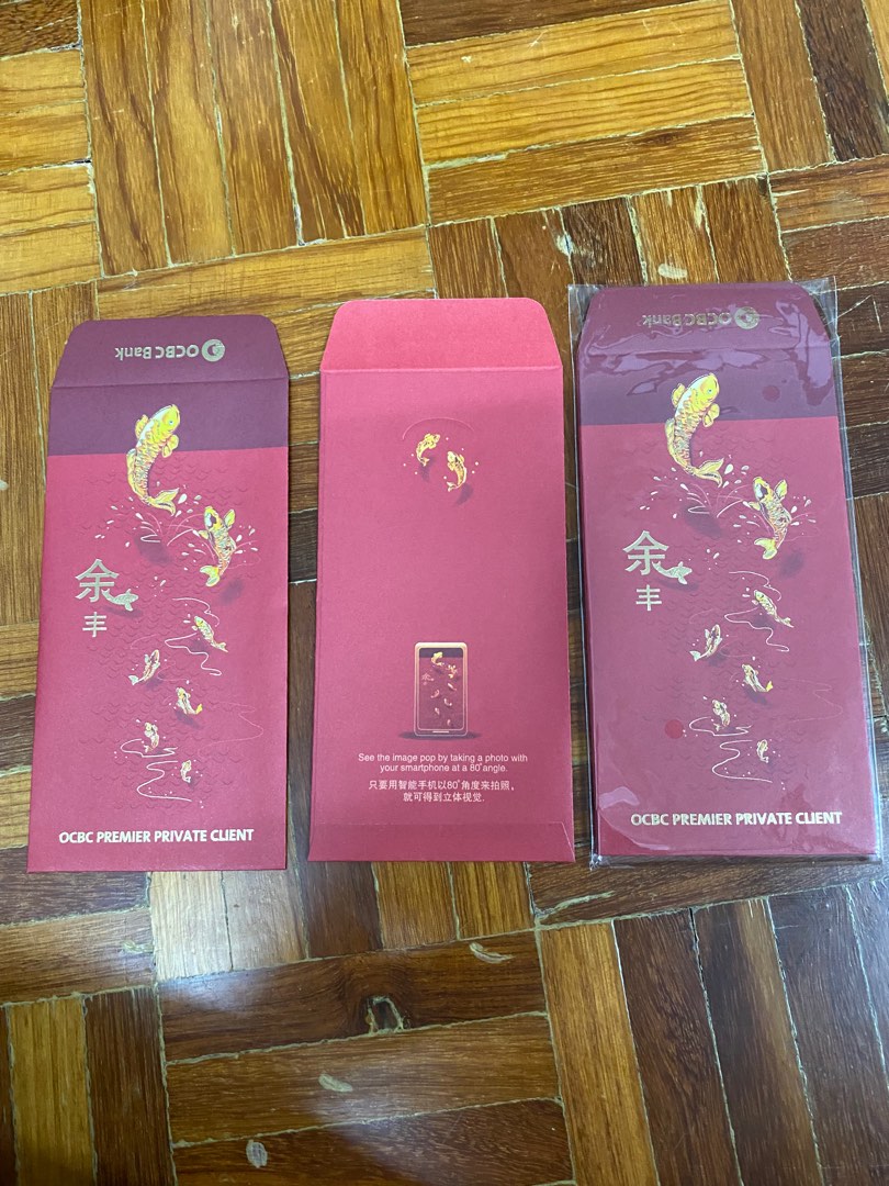 OCBC Premier 3D Red Packet, Hobbies & Toys, Stationery & Craft, Other ...
