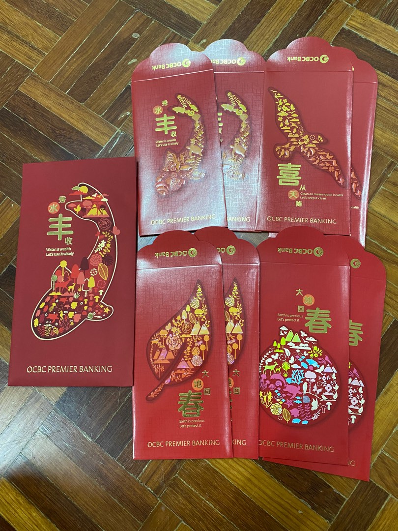 OCBC Premier Banking Red Packet, Hobbies & Toys, Stationery & Craft ...