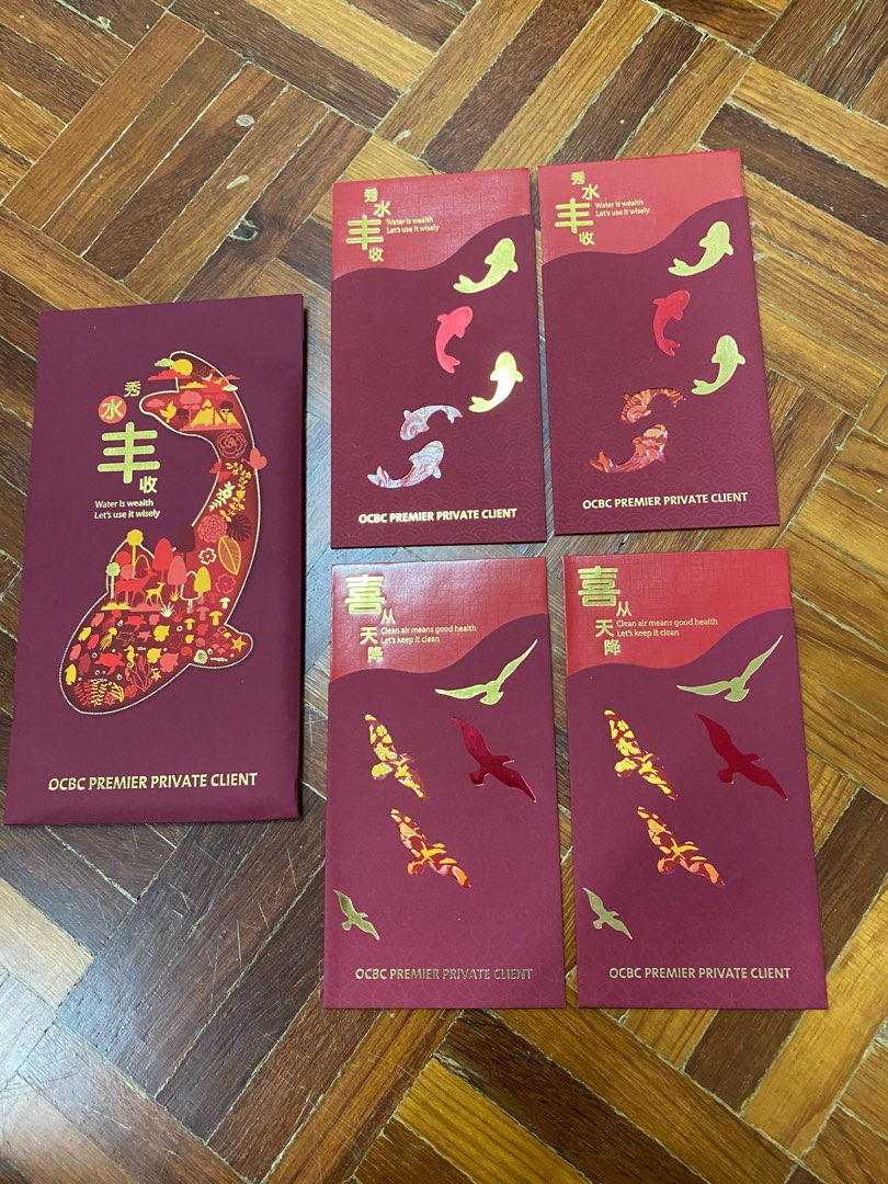OCBC Private Banking Red Packet, Hobbies & Toys, Stationery & Craft ...