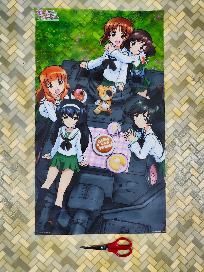 Official Girls Und Panzer Clear Poster, Hobbies & Toys, Collectibles ...