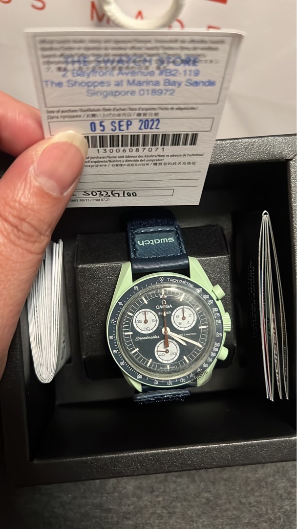 Omega swatch earth, Men's Fashion, Watches & Accessories, Watches on ...