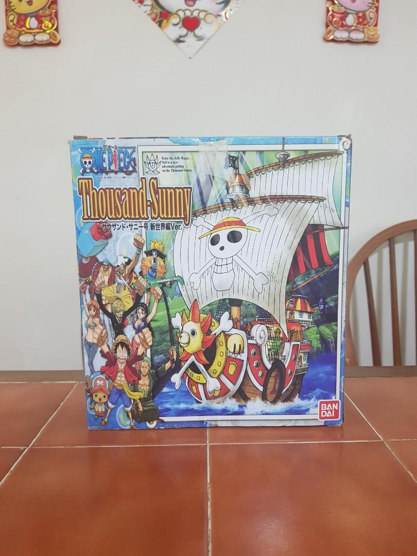 One Piece Bandai Thousand Sunny Ship Strawhat Pirates Luffy Zoro Sanji ...