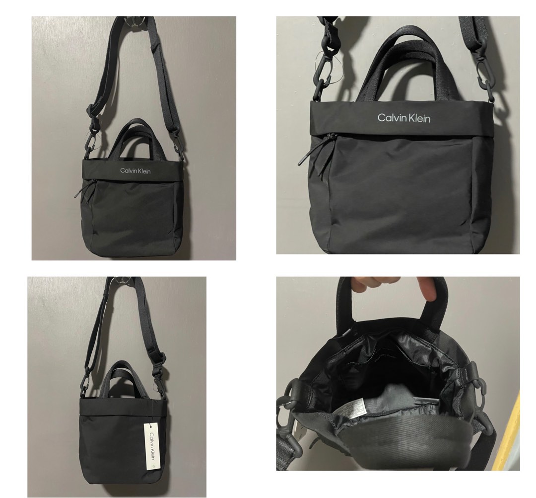 Original Calvin Klein Small Top Handle Crossbody Bag, Women's Fashion ...