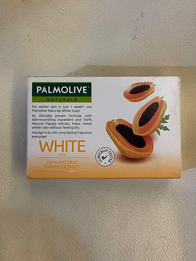 Palmolive Naturals White with Papaya Whitening Bar Soap 115g, Beauty ...
