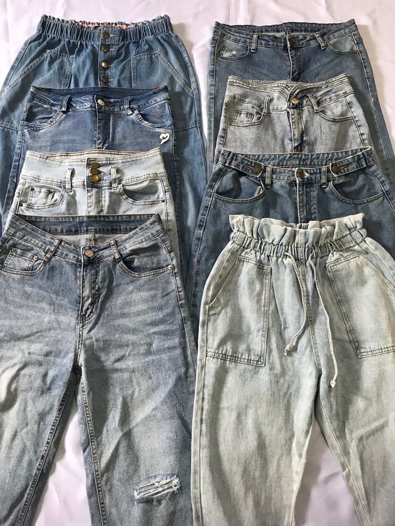 PANIMULA BUNDLE - PURE HW MIXED BAGGY, SKINNY , TATTERED JEANS!, Women ...