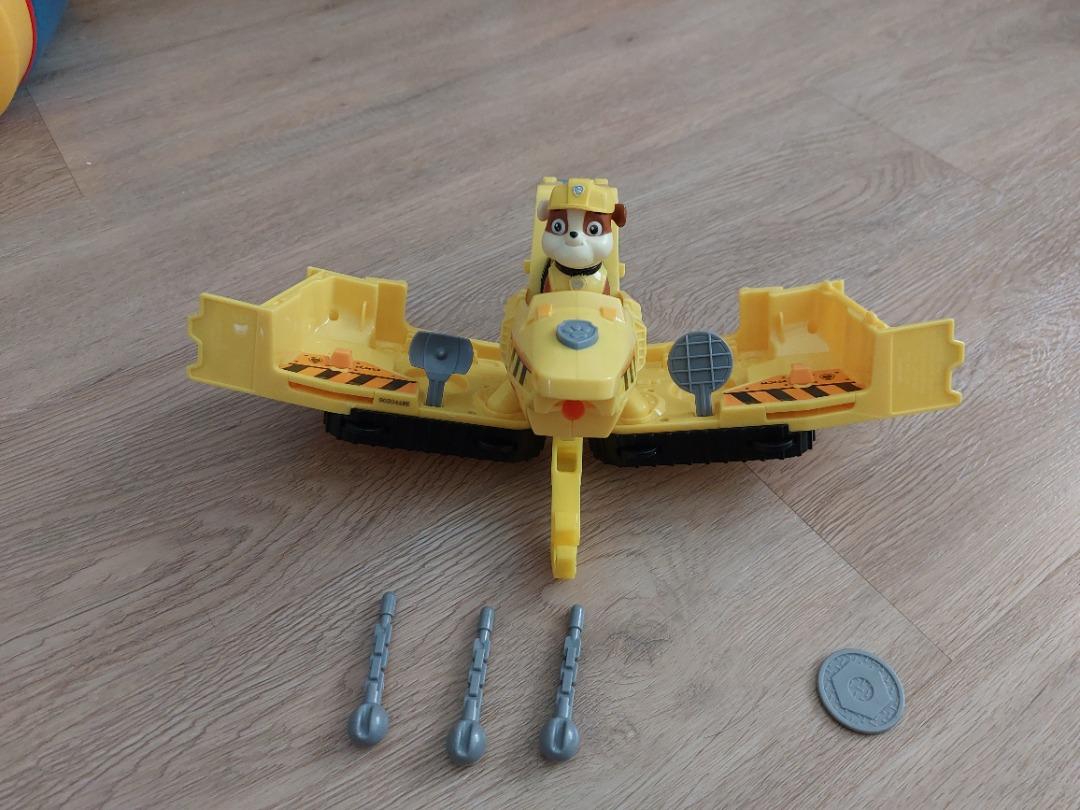 Paw Patrol - Flip & Fly Rubble, 2-in-1 Transforming Vehicle, Hobbies ...