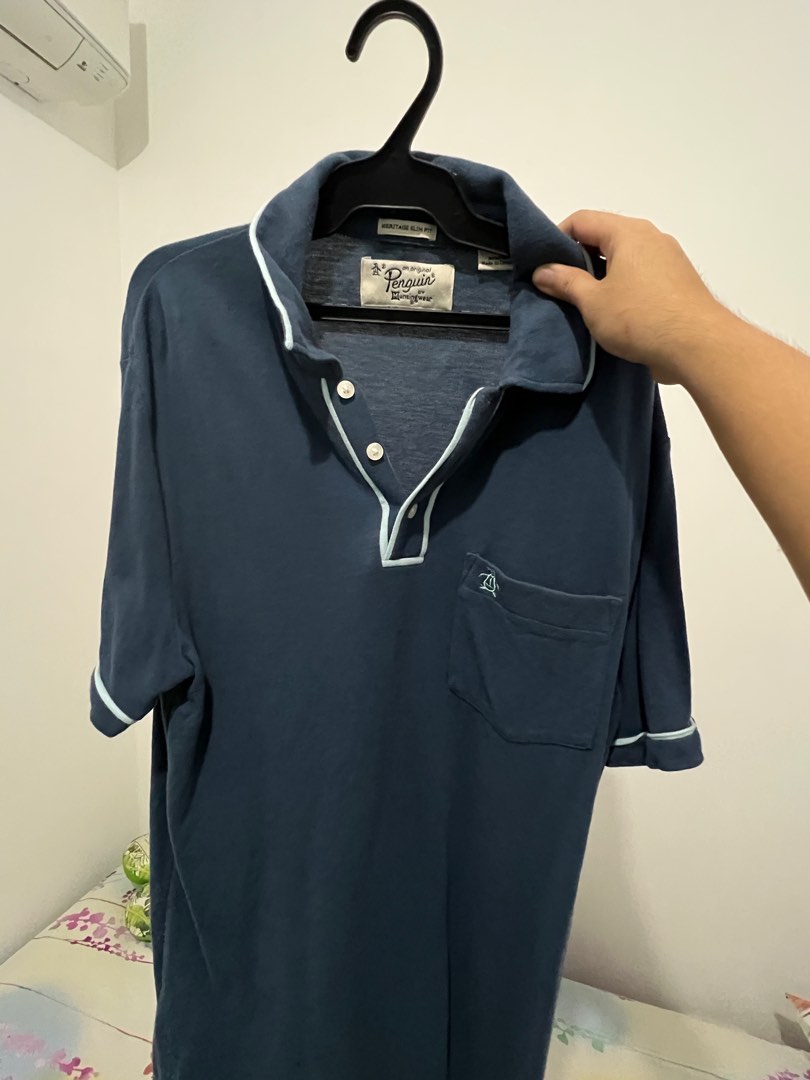 PENGUIN TEAL POLO SHIRT, Men's Fashion, Tops & Sets, Tshirts & Polo Shirts on Carousell