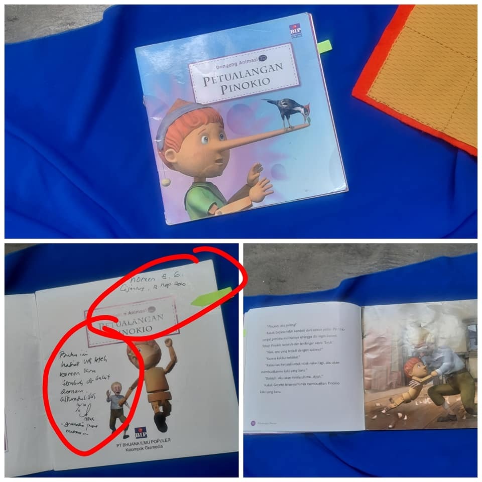 Petualangan Pinokio Dongeng Animasi 3D buku anak, Buku & Alat Tulis ...