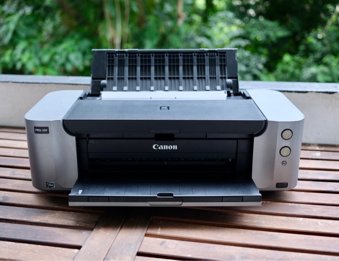 Photo Printer Canon Pixma Pro 100, Computers & Tech, Printers, Scanners ...
