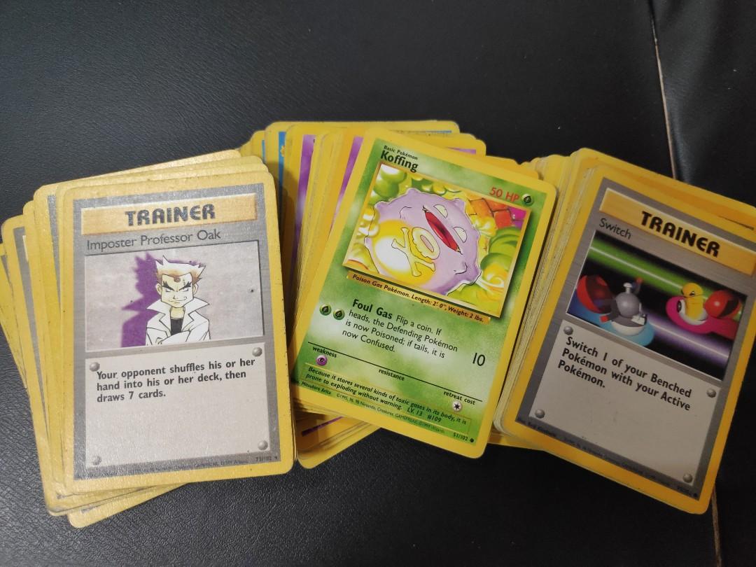 Pokemon Cards Base Set Bundle, Hobbies & Toys, Toys & Games on Carousell