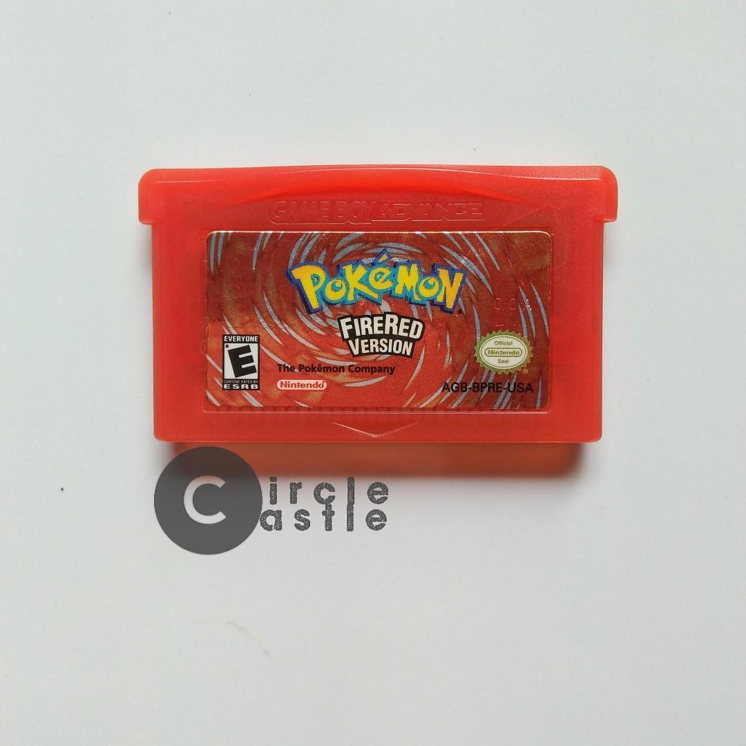 Pokemon Fire Red for Gameboy Advance GBA, Video Gaming, Video Games ...
