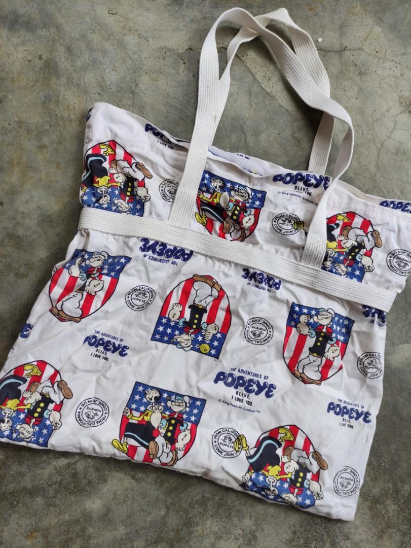 POPEYE TOTE BAG, Women's Fashion, Bags & Wallets, Tote Bags on Carousell
