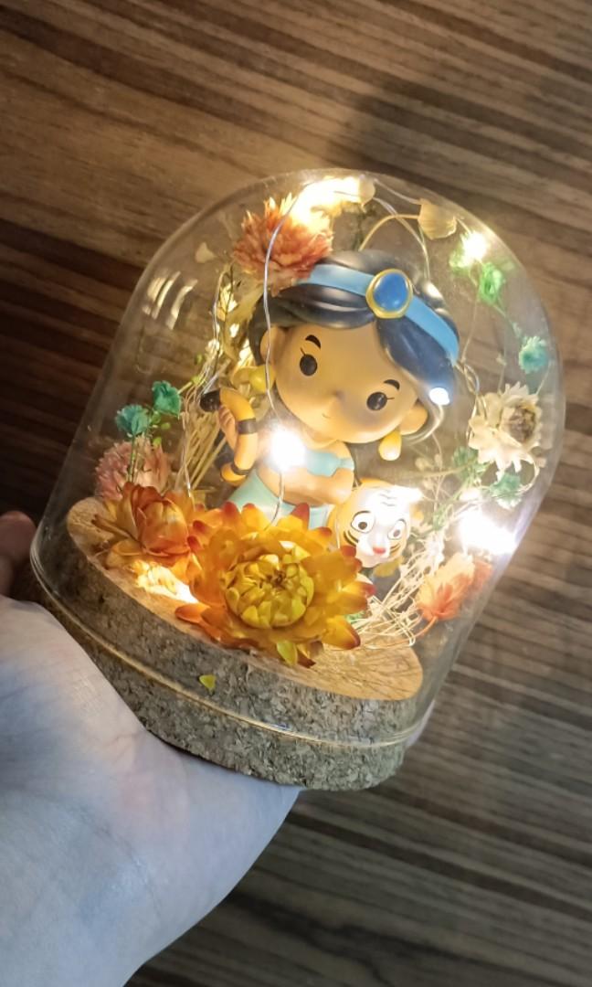 POPMART Princess Jasmine Flower Dome, Hobbies & Toys, Stationery ...