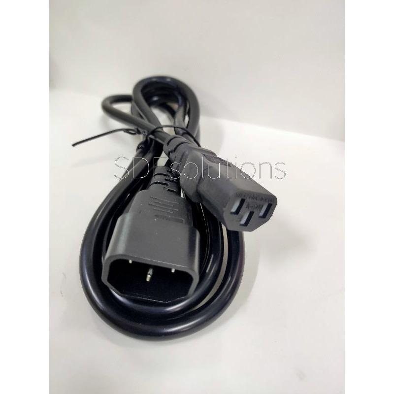 Powercord Monitor to CPU (REVERSE) C13 to C14, Computers & Tech, Parts ...