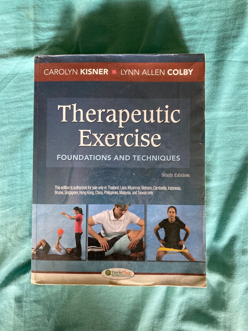 PRE-LOVED BS PHYSICAL THERAPY (PT) TEXTBOOK: Therapeutic Exercise (6th ...