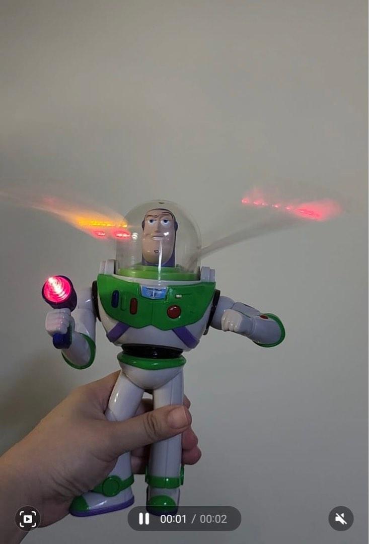 Preloved Disney Buzz Lightyear figurine and Toy Gun, Hobbies & Toys ...
