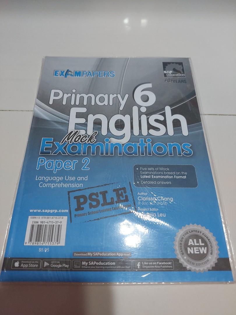 PSLE - English Paper 2 Mock Examinations, Hobbies & Toys, Books ...