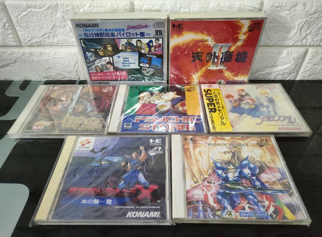 Rare PC Engine Super CD-Rom Games, Video Gaming, Video Games, Others on ...