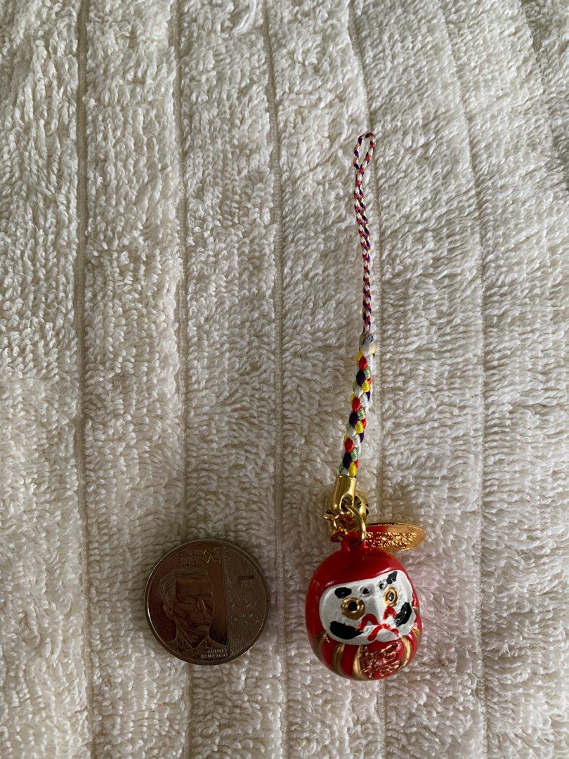 red Daruma doll charm, Hobbies & Toys, Memorabilia & Collectibles ...