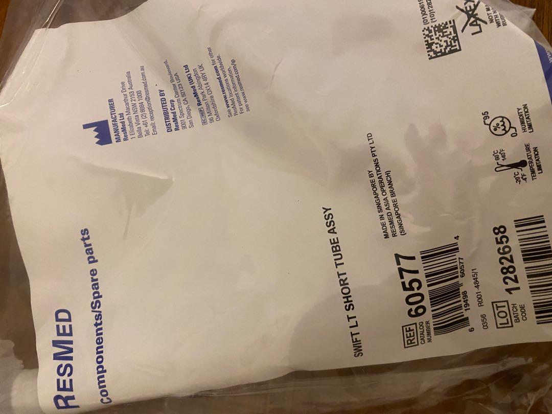 ResMed Swift LT Nasal Pillow System Parts, Health & Nutrition, Medical ...